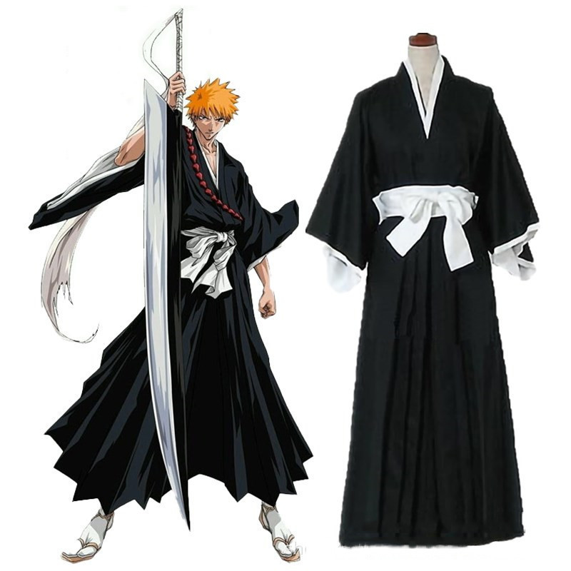 Bleach Kuchiki Rukia Cosplay Costumes Kurosaki Ichigo Die Pa Soul ...