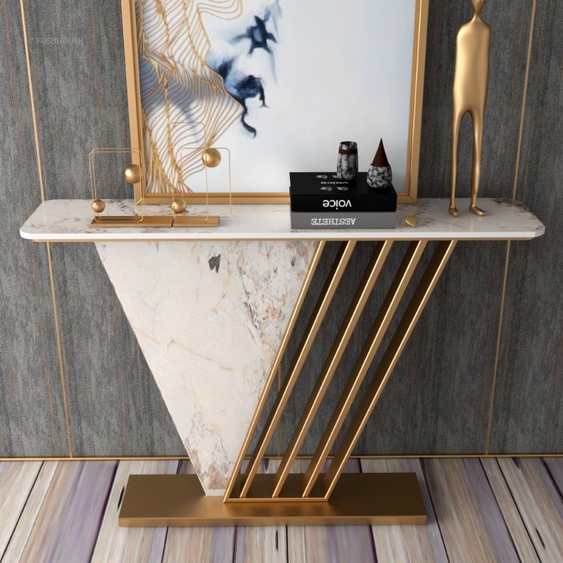유Italian Slate Console Table for Hallway Luxury Hotel Home Furniture ...