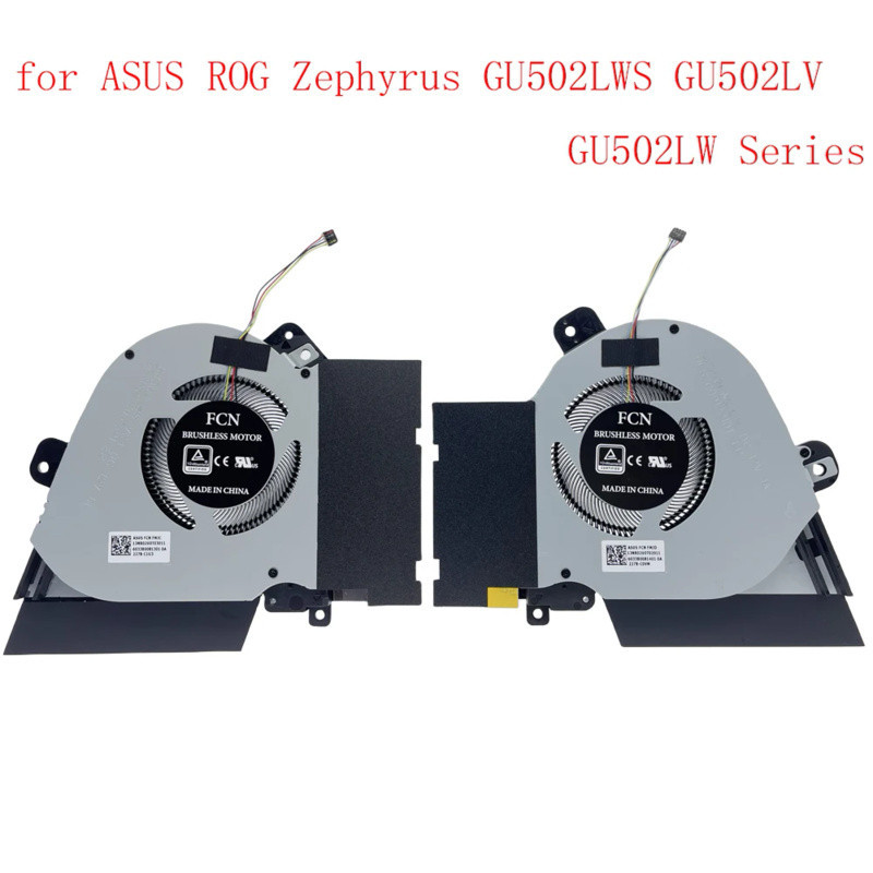 Replacement Fan for ASUS ROG Zephyrus GU502LWS GU502LV GU502LW CPU ...