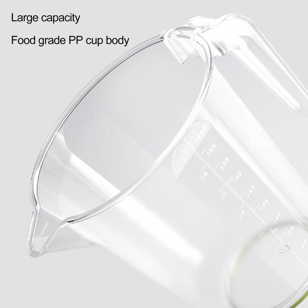 ♜1000ML Plastic Measuring Cup 4 Measurement Units Stackable Anti-Slip ...