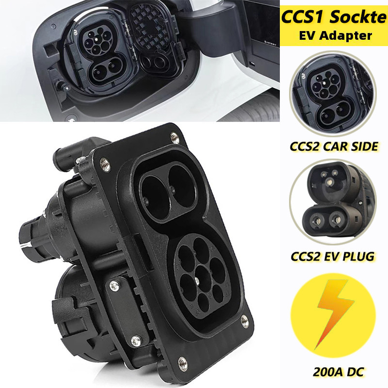 Ccs 2 Combo Ev Socket Evse Electric Car Side Charging Socket Adapter