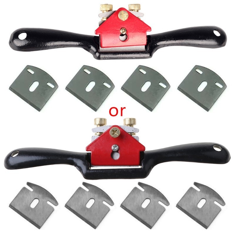 ☏Spokeshave Set Adjustable Flat Base Metal Wood Working Hand Tool for ...