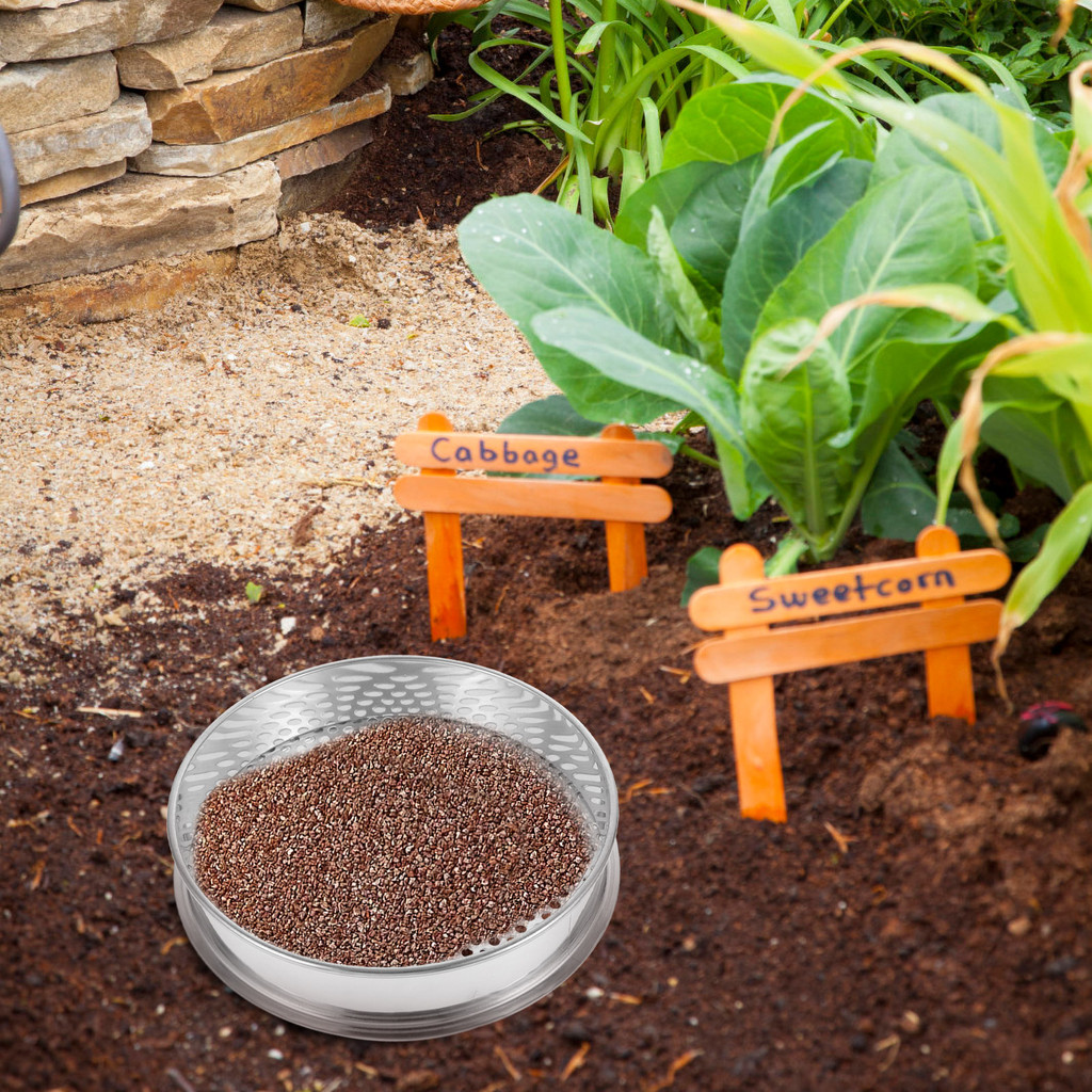 웃Soil Screen Sifter Sieve Stainless Steel for Food Mushroom ...