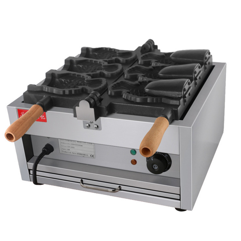 ⚡FY-1103B Commercial Use Ice cream Taiyaki machine Fish cone waffle ...