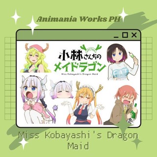 Anime Stickers / Miss Kobayashi's Dragon Maid Anime Sticker / Laminated ...