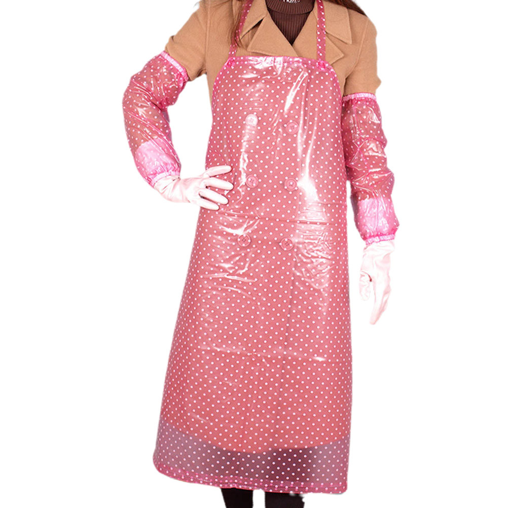 PVC Apron Long Style Kitchen Apron Waterproof Apron Waterproof ...