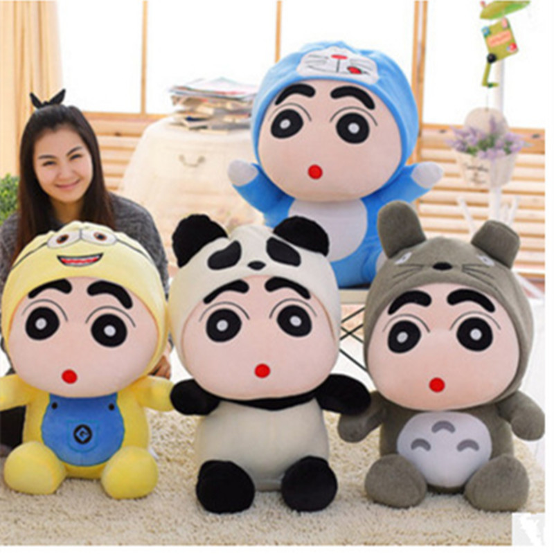 Anime Crayon Shin Chan Cute Plush Cartoon Cosplay Doraemon Stuffed Toys ...