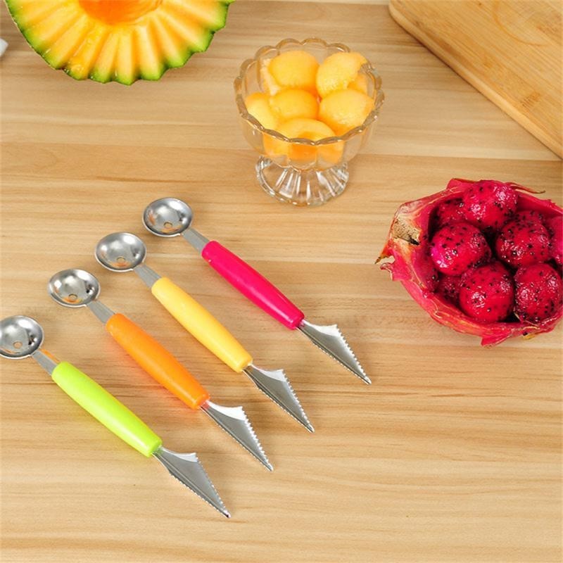 Double-headed Fruit Digger Multi-functional Stainless Steel Digging ...