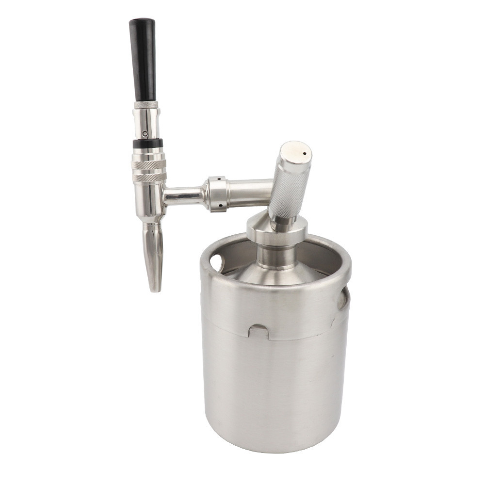 Homebrew 2L Mini Keg Nitro Cold Brew Coffee Maker Kit,304 Stainless ...