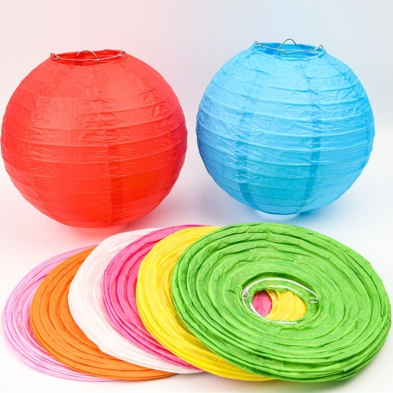 20pcs New Year's Day Spring Festival Wedding Paper Lanterns Decorations ...