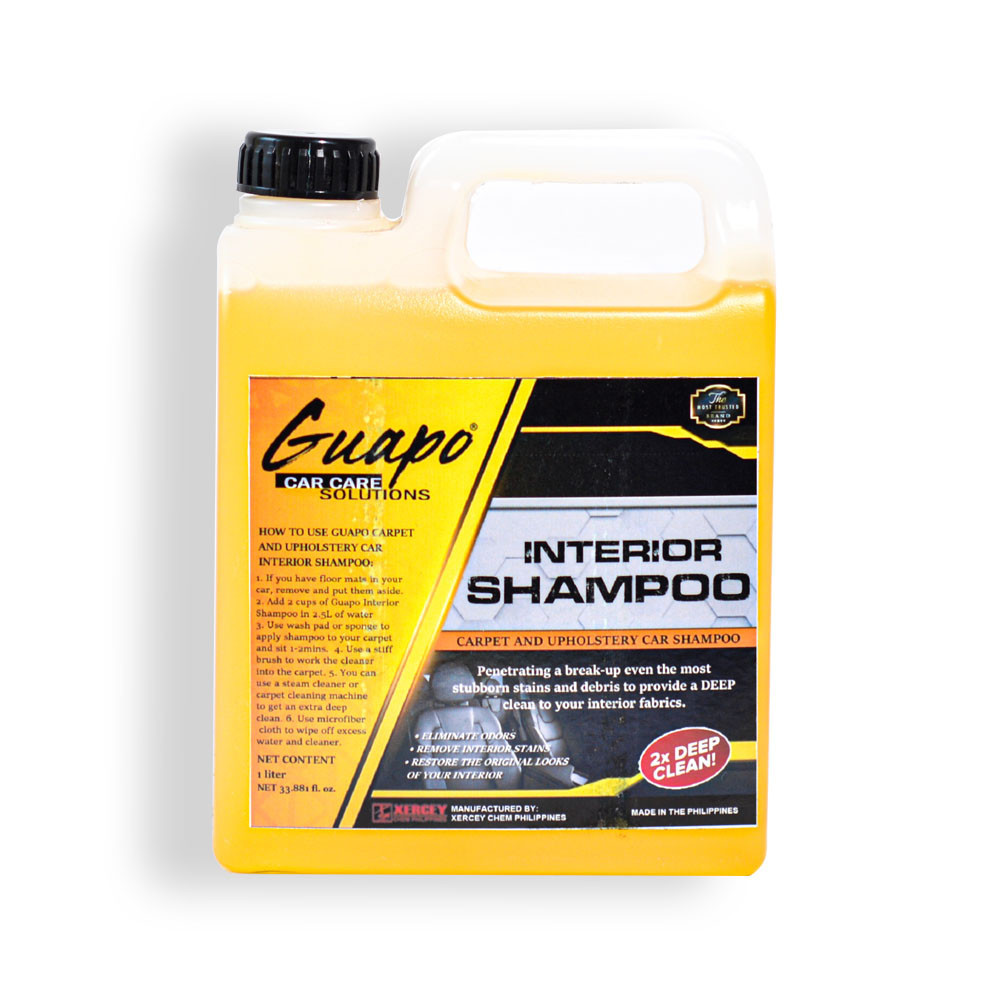 Guapo Car Interior Shampoo 1 Liter | Guapo Car Care | Shopee Philippines