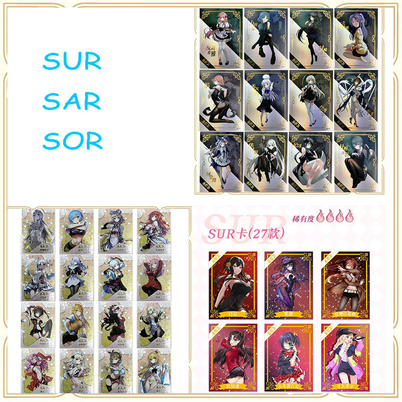 Anime Goddess Story SOR SNR SAR Film Card Game Toy Collection Card ...