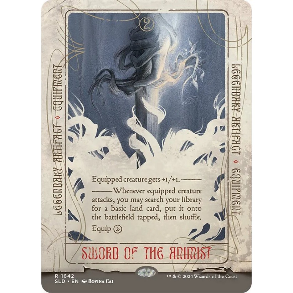 MTG Proxy Card - Sword of the Animist | Secret Lair Drop (SLD) | Shopee ...