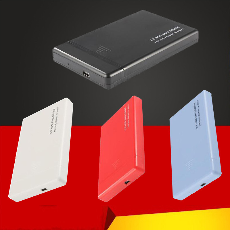 ☼2.5 Inch USB2.0 SATA2.0 Hard Disk Drive Box External HDD Enclosure ...