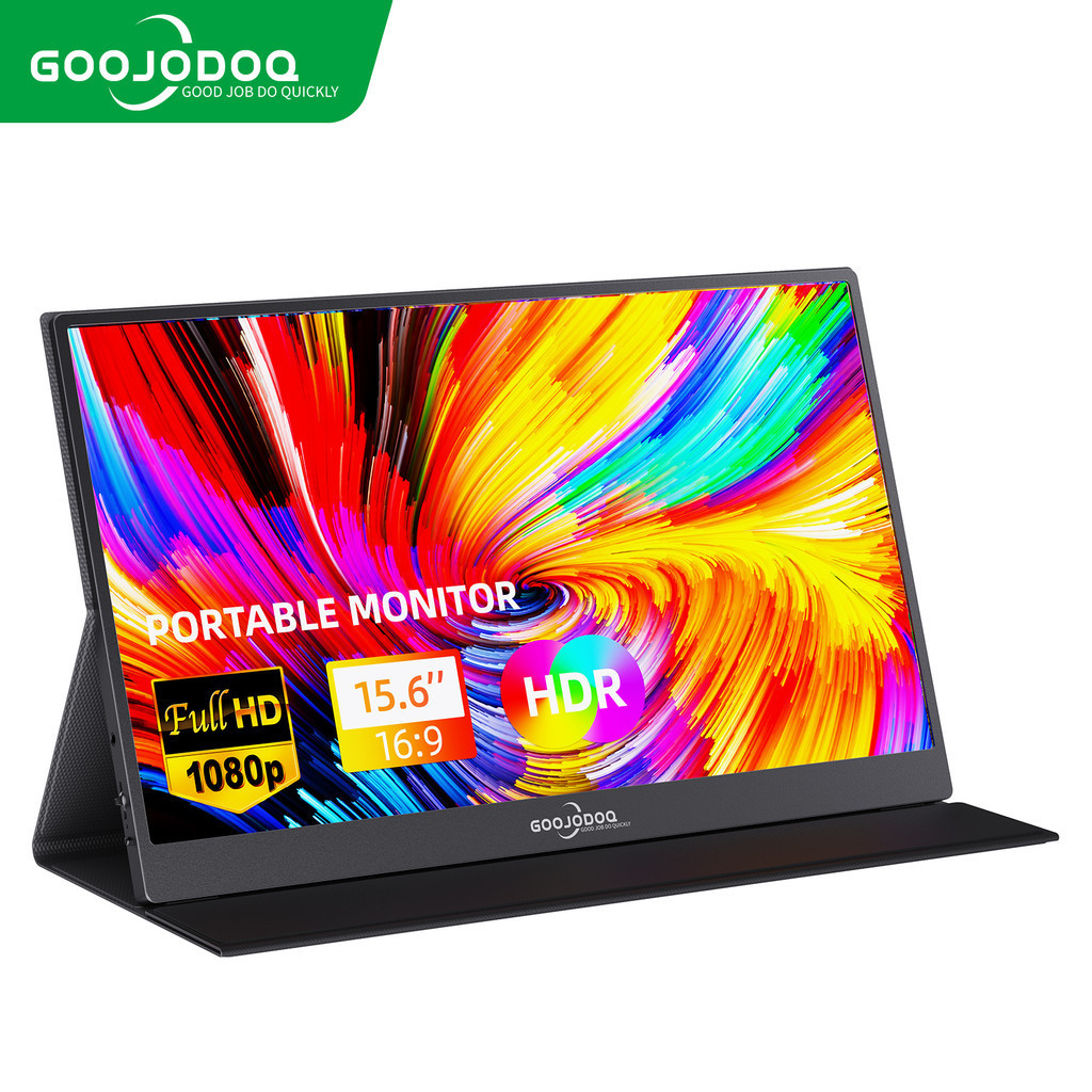 ☟GOOJODOQ GJ20 Portable Monitor 15.6\" IPS HDR 1920X1080 FHD Gaming ...
