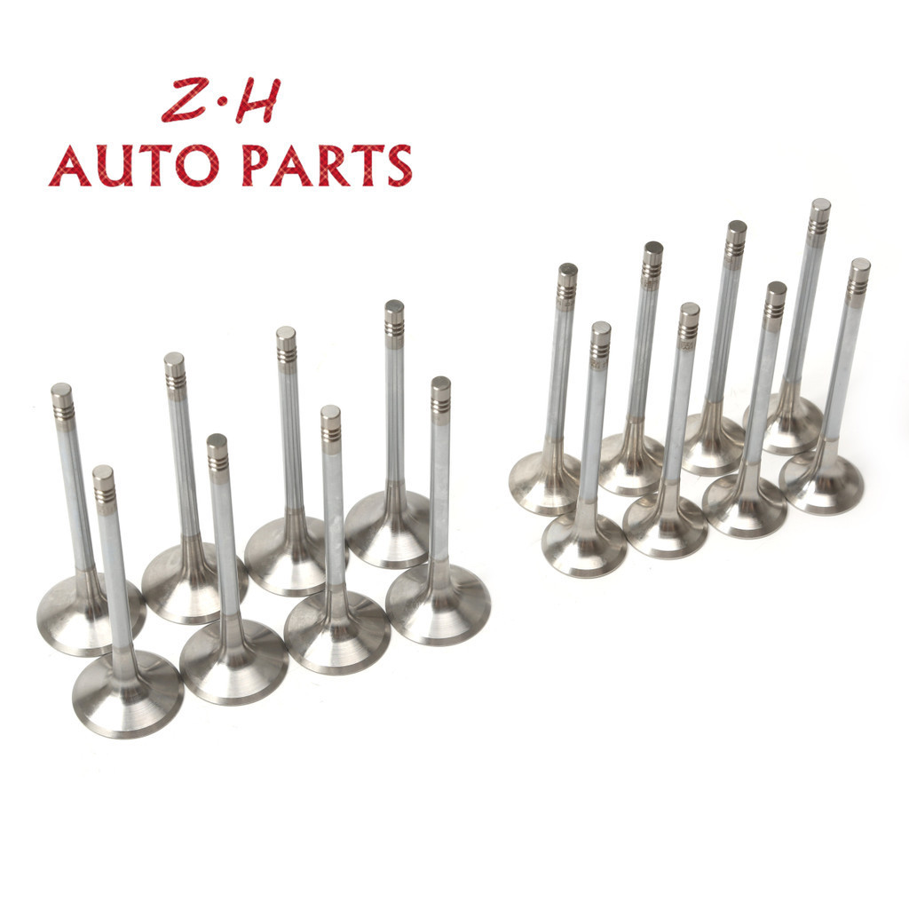 ⓥNEW 16Pcs Engine Intake & Exhaust Valves Set 06D 109 611 H For VW Passat Tiguan Sharan Audi A3 ...