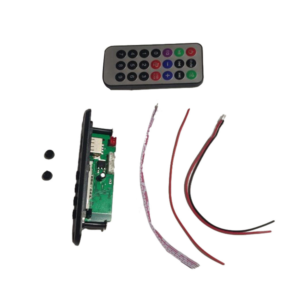 ☆Car Digital Display MP3 Decoding Board 12V Front In-dash LED Screen ...