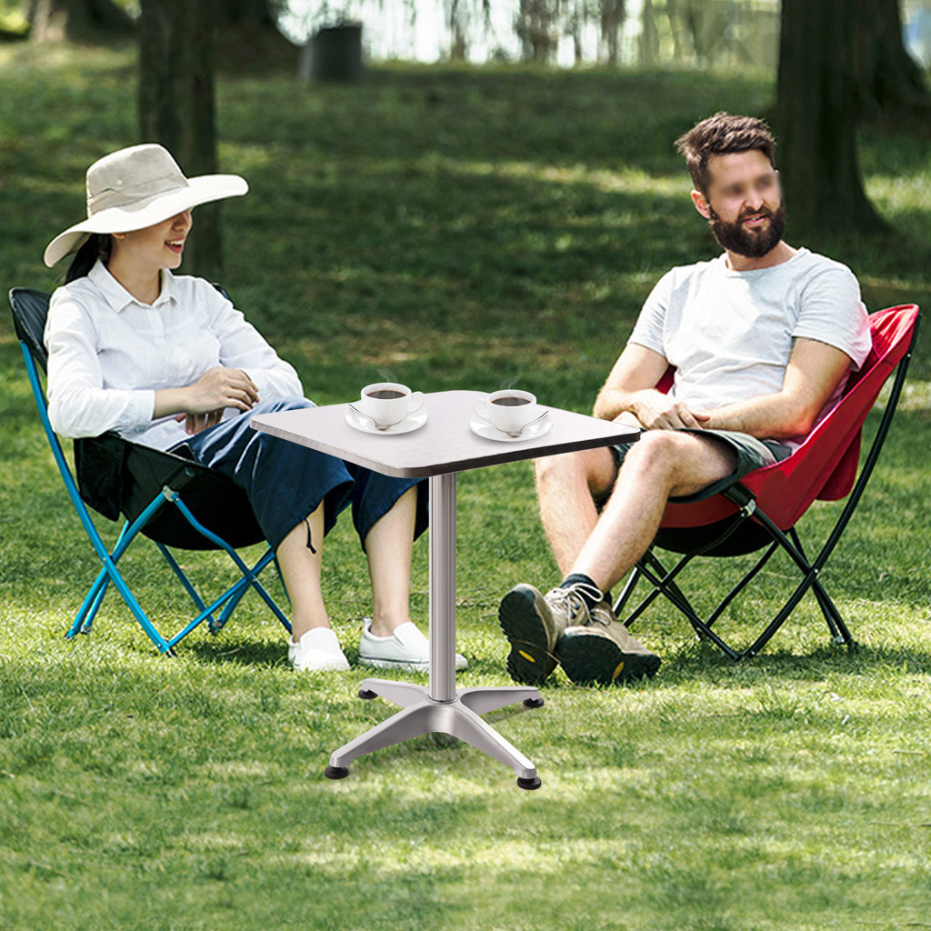 ☆Square Flip-up Table Portable Table Aluminum Indoor Kitchen Bar Table ...