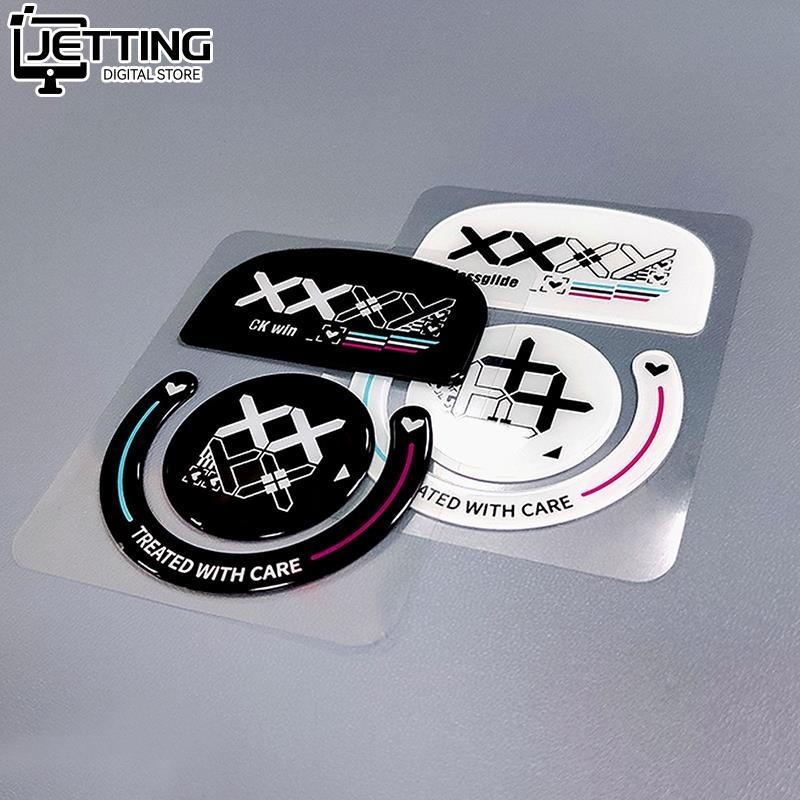 ☾Glass Mouse Skates Glide Feet Pads Mouse Feet Sticker for Logitech GPW ...