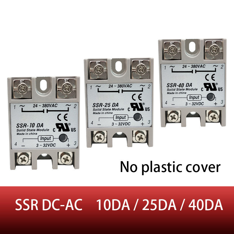 ☆Rele 12V Relay Solid State Ssr 220V Module 5V 40Da Modulo 24Vdc ...