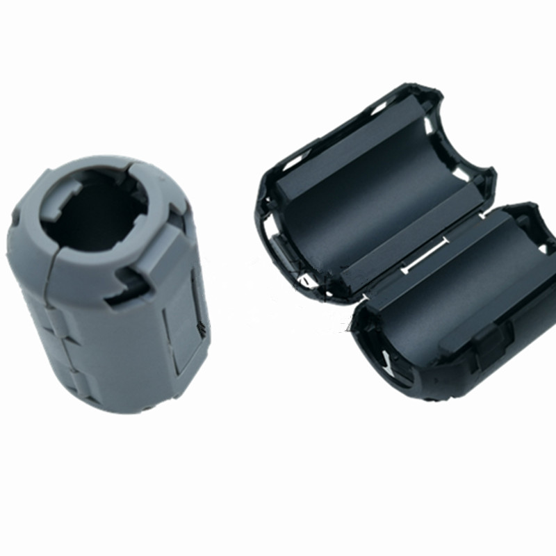 ☃5MM 6.5MM 8MM 10MM 13MM 15MM Inner Bore EMI Filter Ferrite Bead Clip ...