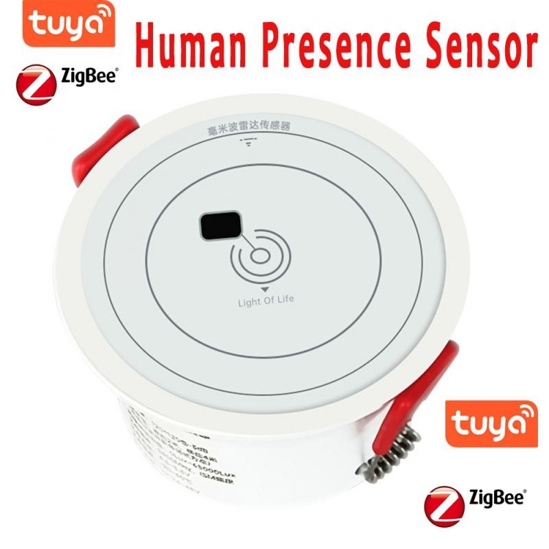 ♀Tuya Human Presence Sensor Wifi Zigbee Millimeter Radar Wave Presence ...