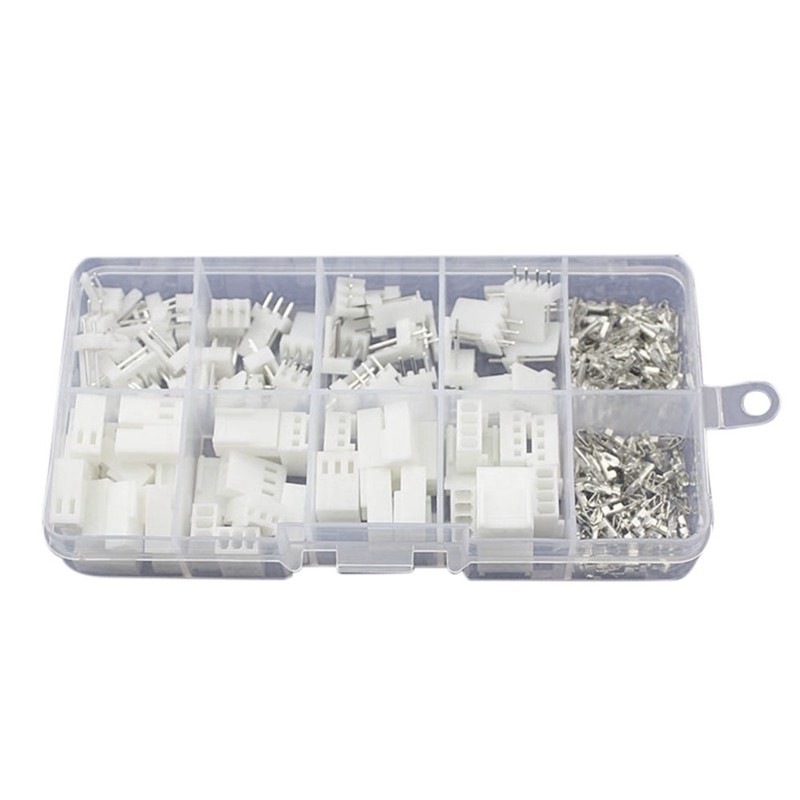 250Pcs XH2.54 2P 3P 4P 2.54Mm Pitch Terminal Kit / Housing / Pin Header ...