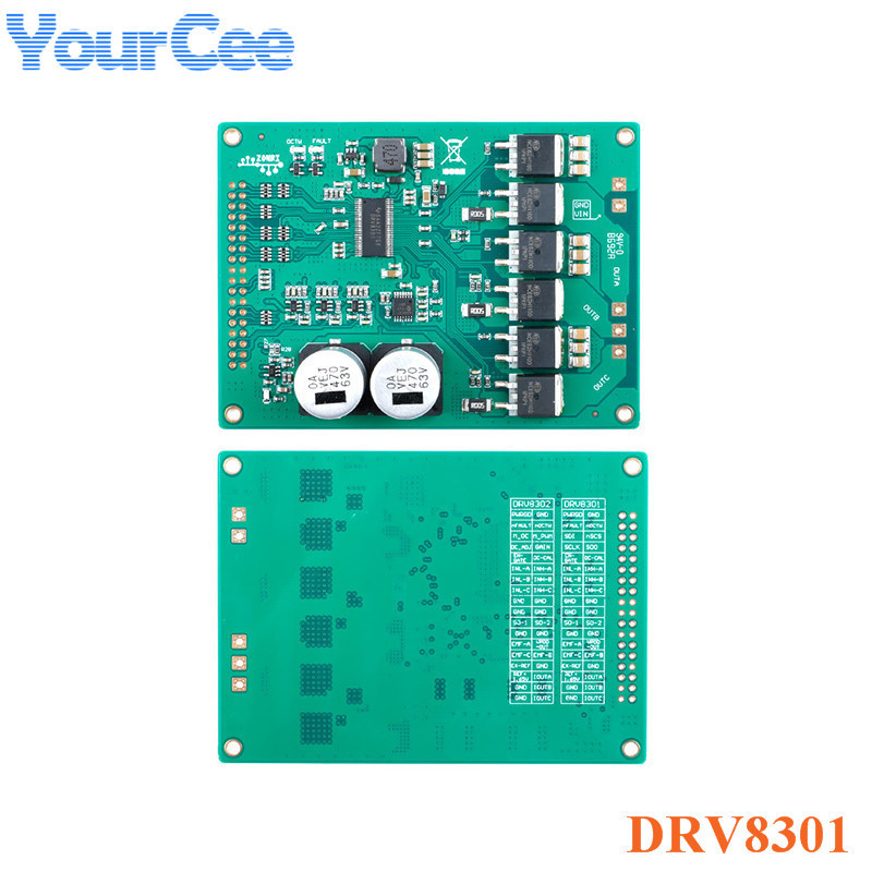 High Power Motor Driver Board Module DRV8301 ST FOC Vector Control DC 5.5-45V Brushless/PMSM Dr ...