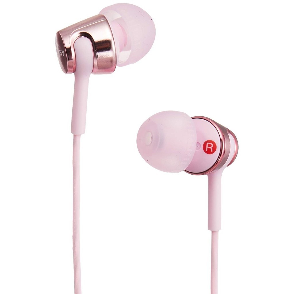 Sony wired earphones MDR-EX155: Canal type light pink MDR-EX155 P ...