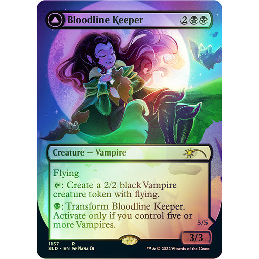 MTG Proxy Card - Bloodline Keeper (Borderless Foil) | Secret Lair Drop ...