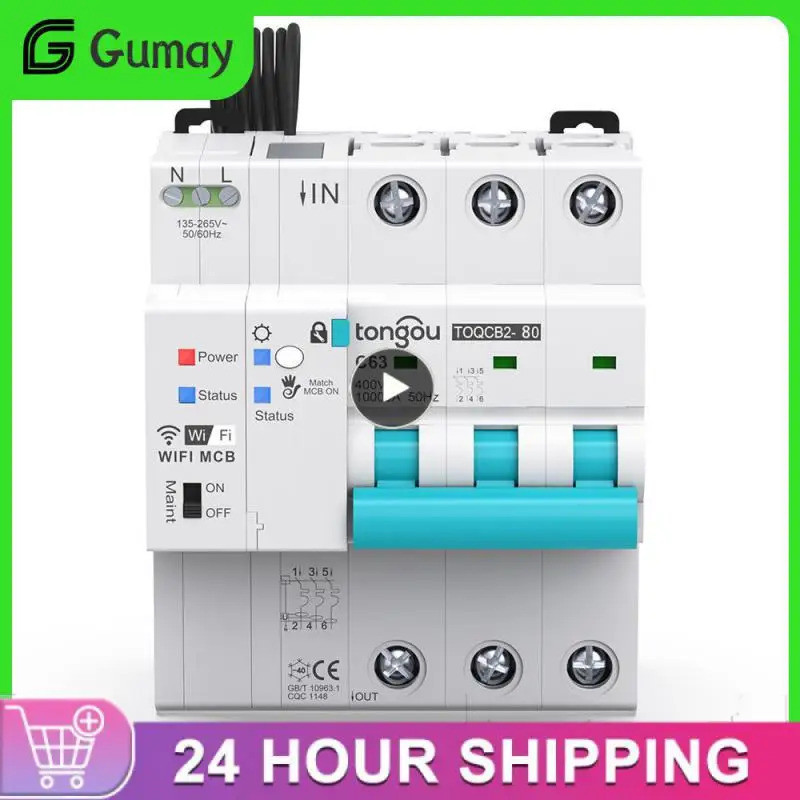 Tuya MCB 3P WIFI Metering Circuit Breaker Smart Life Timer Remote ...