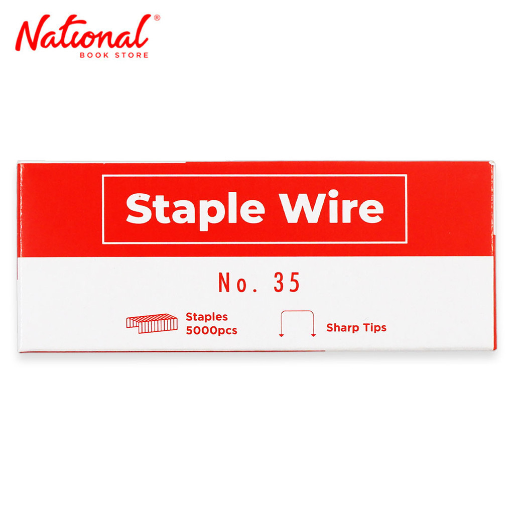 Best Buy Staple Wire No. 35 26/6 Silver 5000's 1005NX - School & Office ...