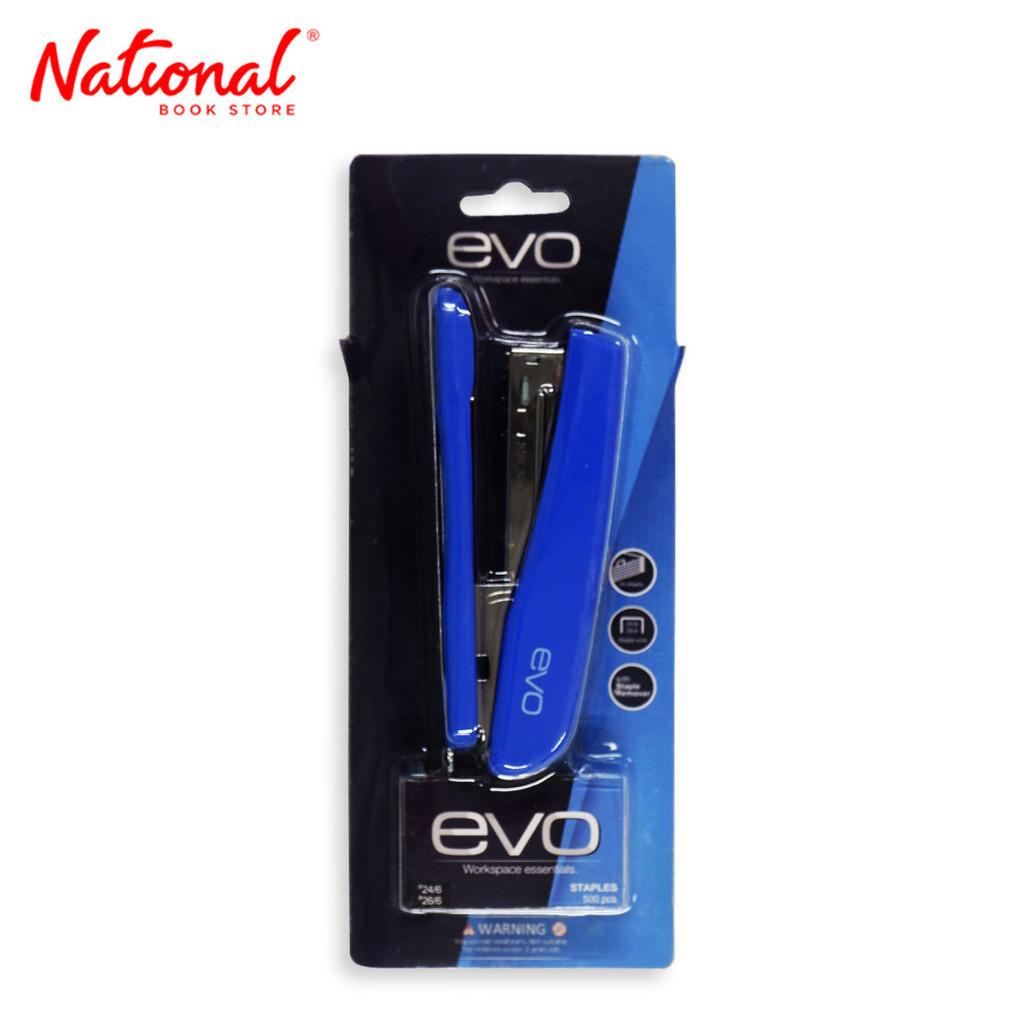 Evo Stapler Set No.35 20 Sheets Full Strip with Built In Remover and ...