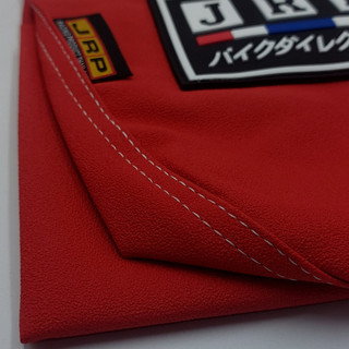 HONDA BEAT JRP SEAT COVER LIHA TEXTURE RED with LOGO AND STICKER ...