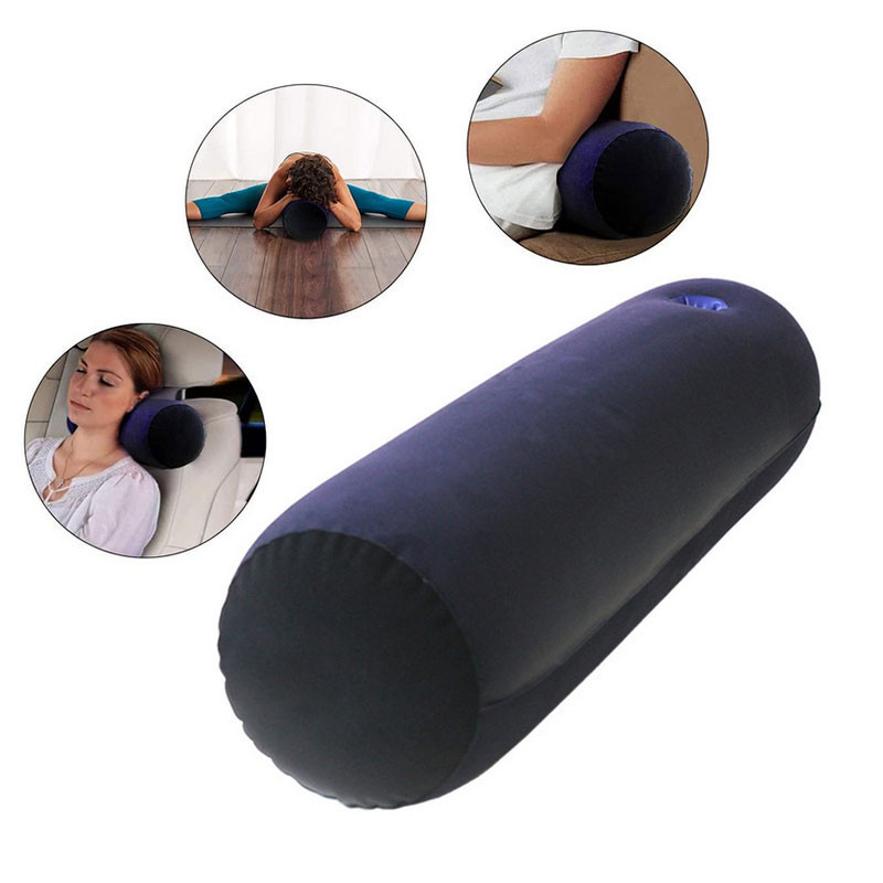 ♣Multifunctional Inflatable Long Pillow Lumbar Leg Yoga Hugging Body ...
