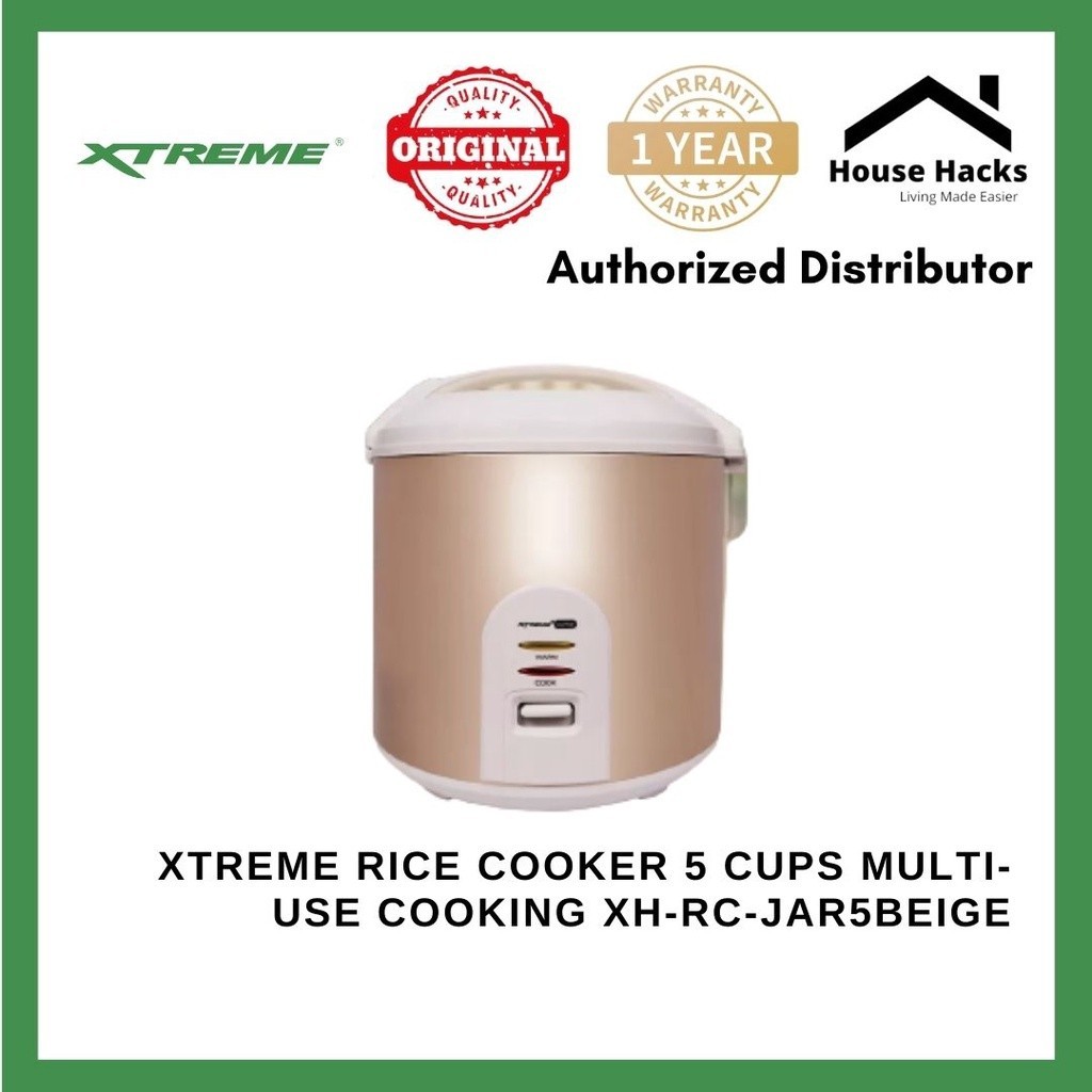 Xtreme Rice Cooker 10 Cups Multi-use Cooking XH-RC-JAR10BEIGE (House ...
