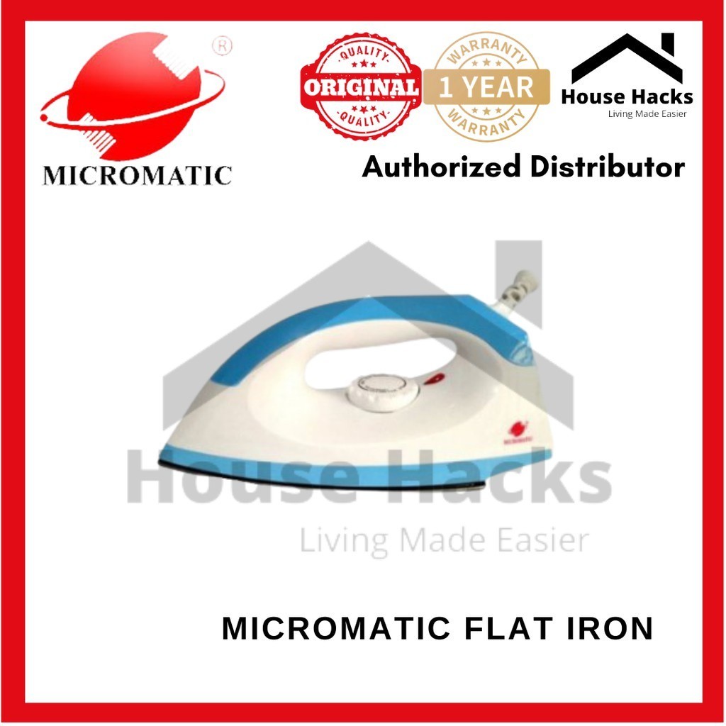 MICROMATIC FLAT IRON MAI-1001D (House Hacks) | Shopee Philippines