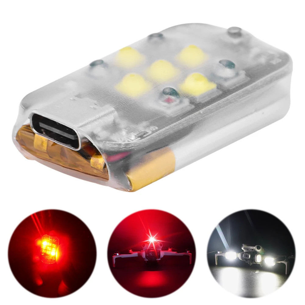 Blinking LED Flash 300mAh Night Flying Signal LED Lamp 3 Modes Wireless ...