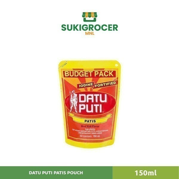 Datu Puti Patis Pouch 150ml | Shopee Philippines