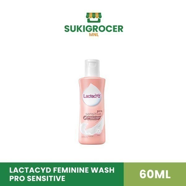 Lactacyd Feminine Wash Pro Sensitive 60ml | Shopee Philippines