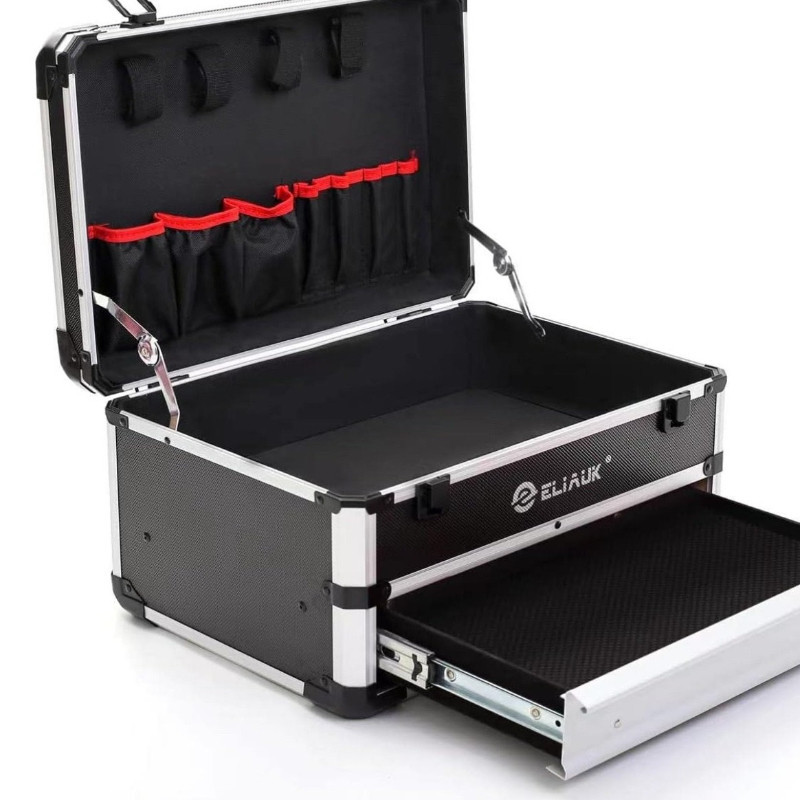 Drawer Aluminum Alloy Tool Bags Flight Case Tool Storage Organizer Box ...
