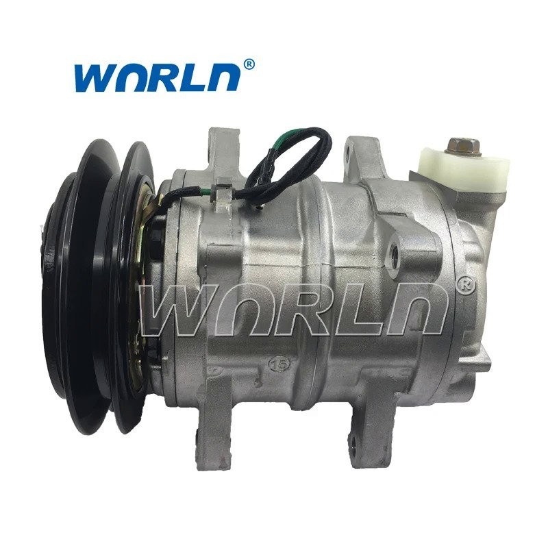 AUTO A/C COMPRESSOR For Isuzu 10.5T DKS15 1B 24V Air Conditioning Truck ...