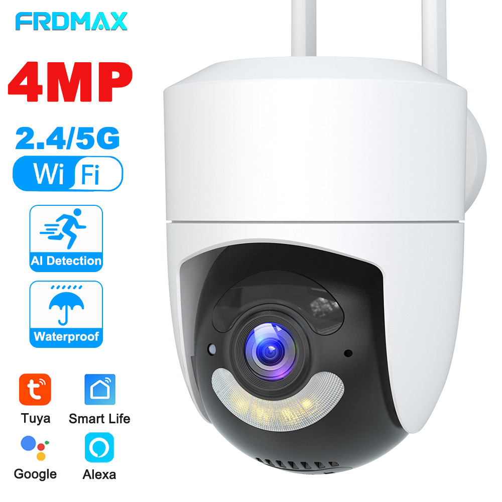 ⊹Tuya WiFi Camera Outdoor 2K 4MP 5G Wifi Surveillance Cameras Ai ...