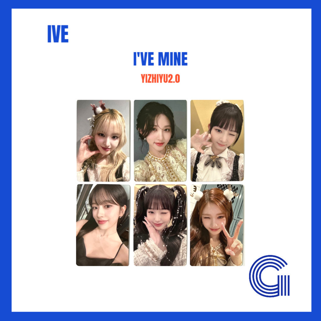 【YIZHIYU 2.0】 IVE - THE 1st EP [I'VE MINE] All SET PHOTOCARD | Shopee Philippines