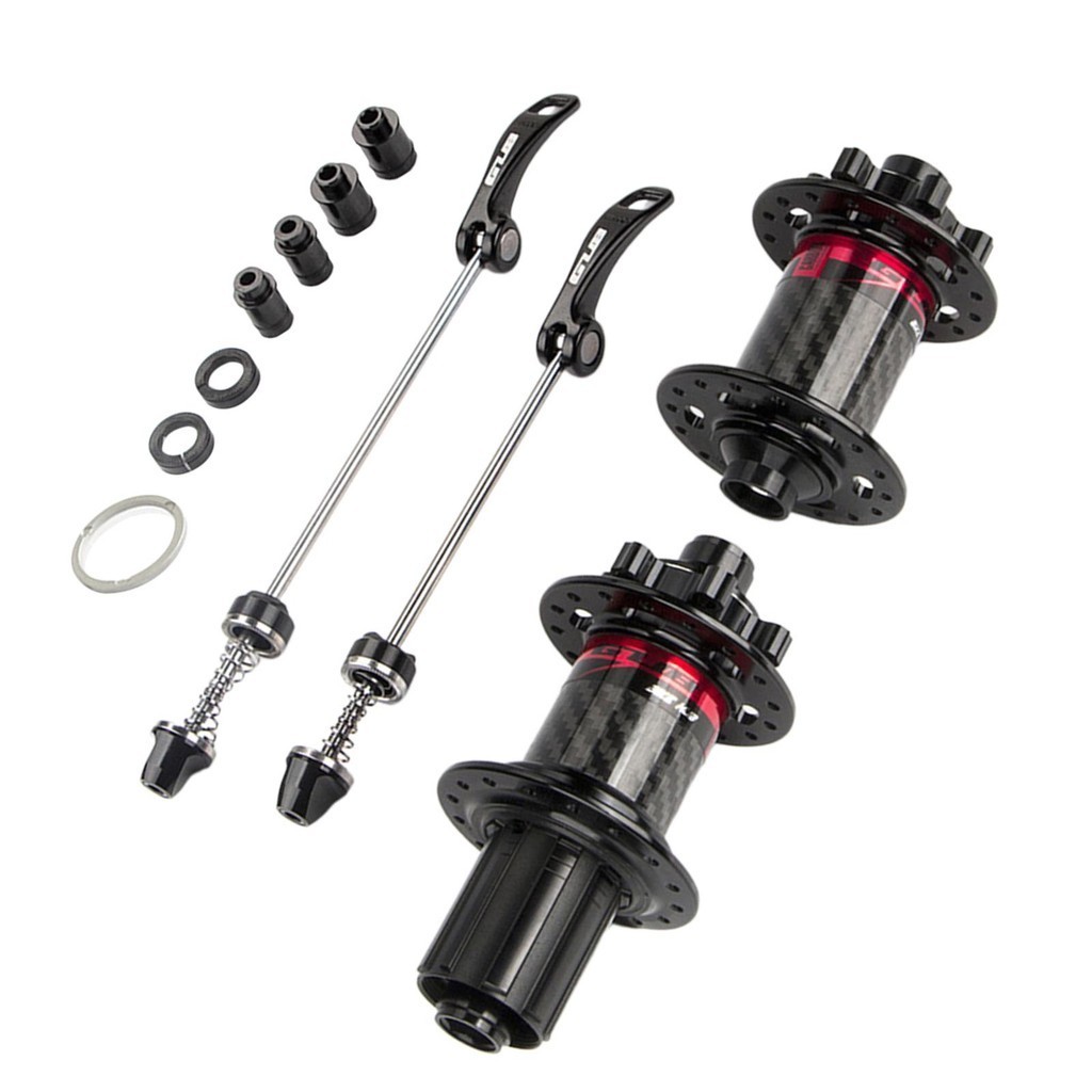 ⊹Quick Release Skewers Mountain Bike Hub Set with End Caps with Gasket ...
