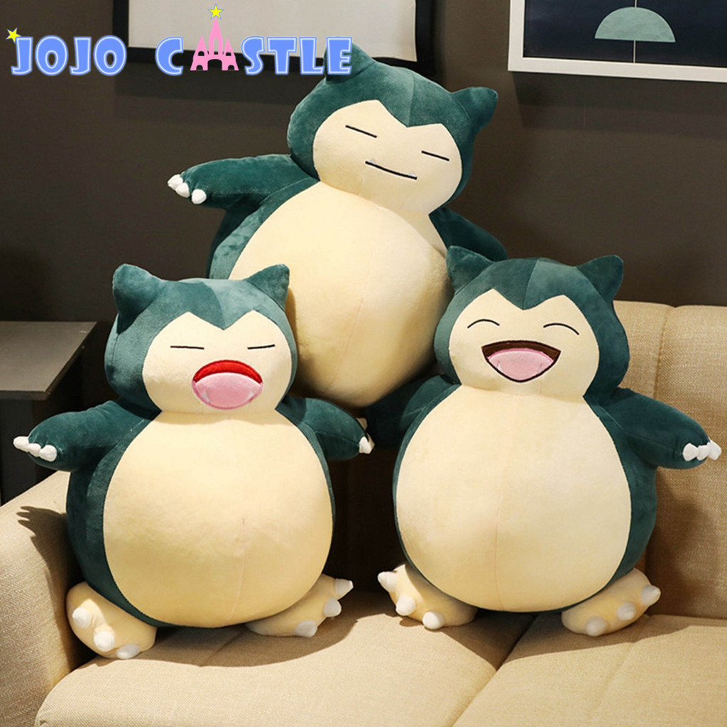 JOJO CASTLE Snorlax Plush Toy 50cm- 80cm Doll Anime pokemon Soft ...