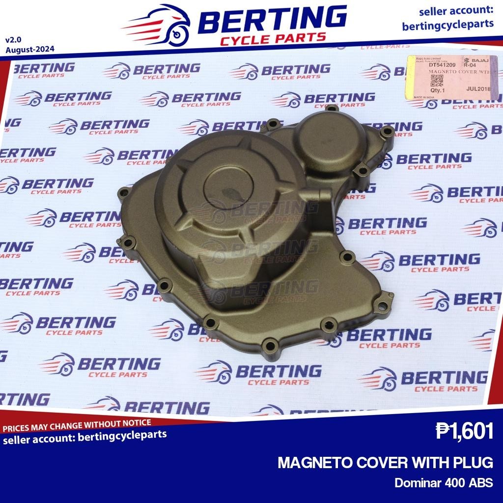 MAGNETO COVER WITH PLUG Dominar 400 ABS Genuine DT541209 | Shopee ...