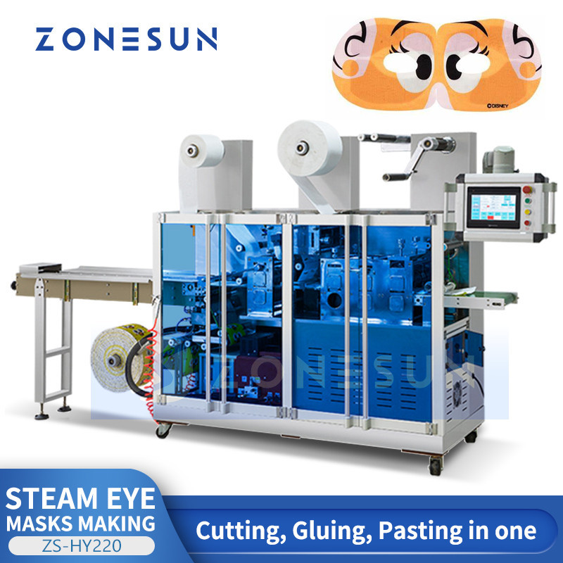 ️ZONESUN Automatic Steam Eye Mask Manufacturing Machine Heated Eye Mask ...