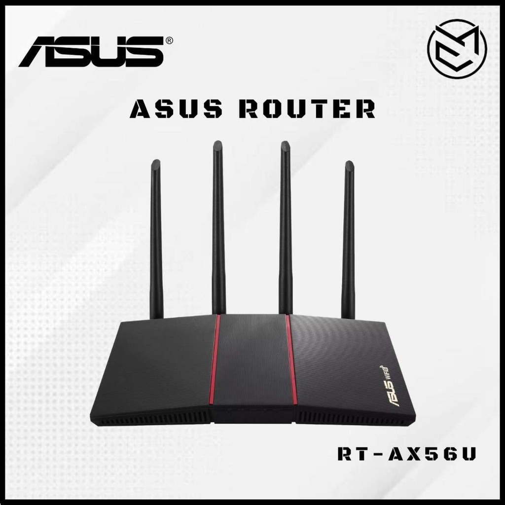 ASUS RT-AX56U Dual-band WiFi6 Gigabit Home 5G Gaming Wireless Router ...