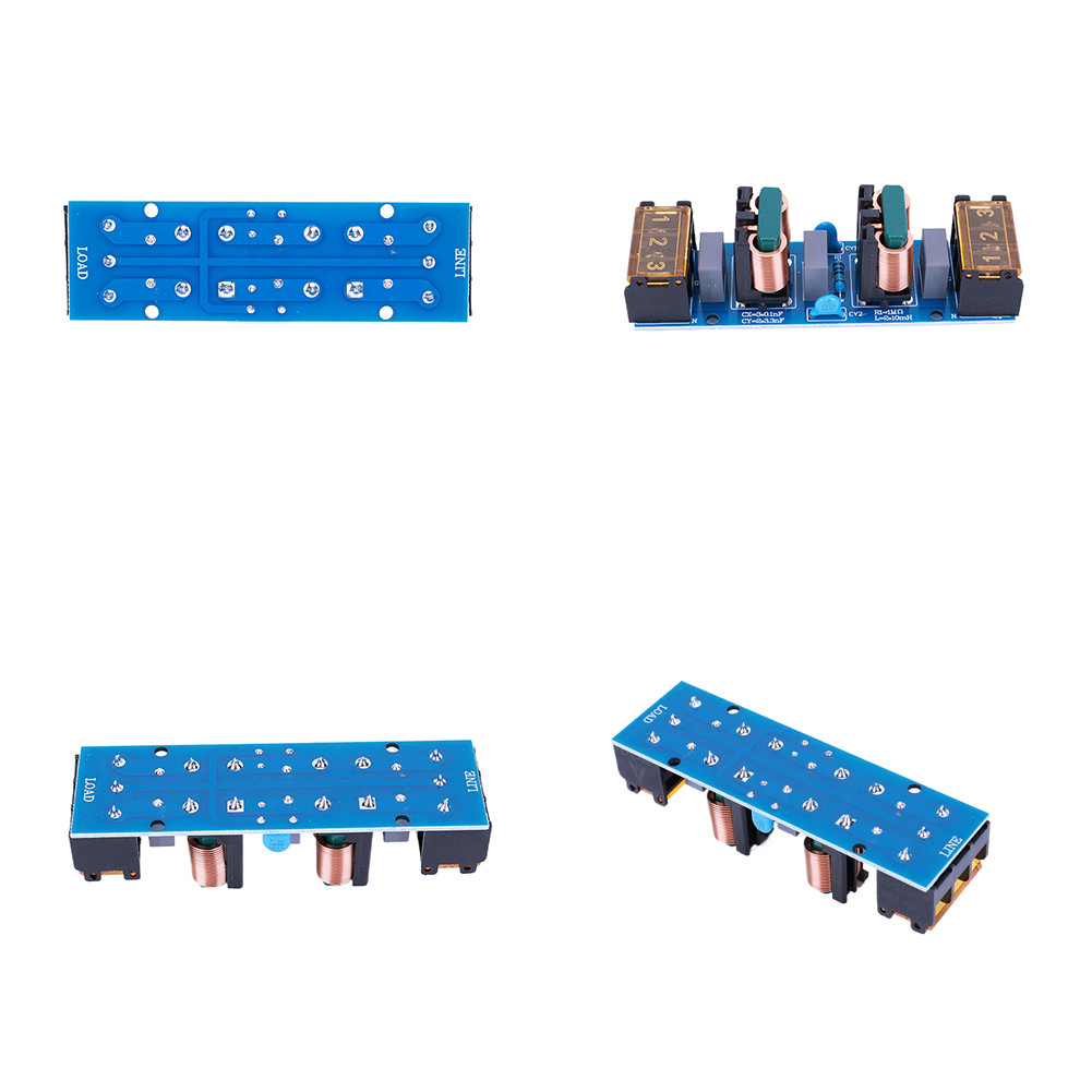 ☁25A Power Filter EMI High-frequency Two-stage Power Low-pass Filter ...